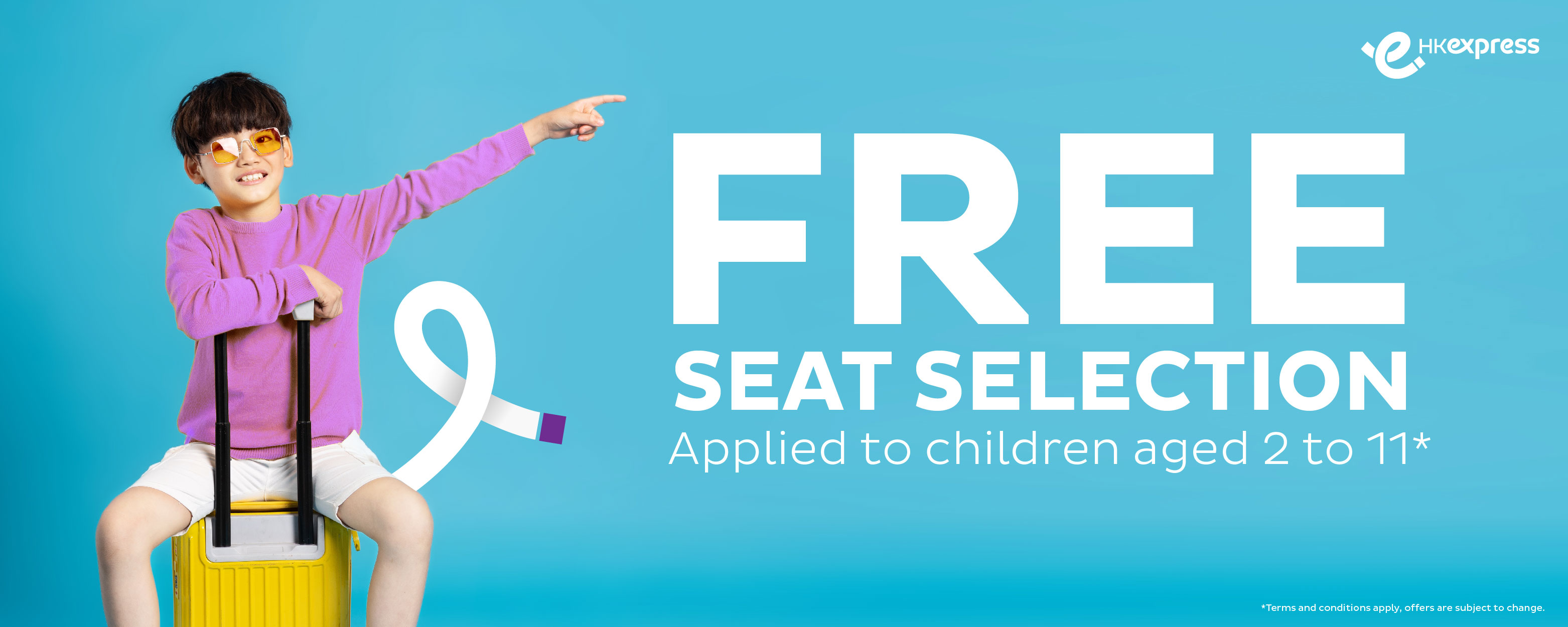 Free Seat Selection for Kids! - HK Express